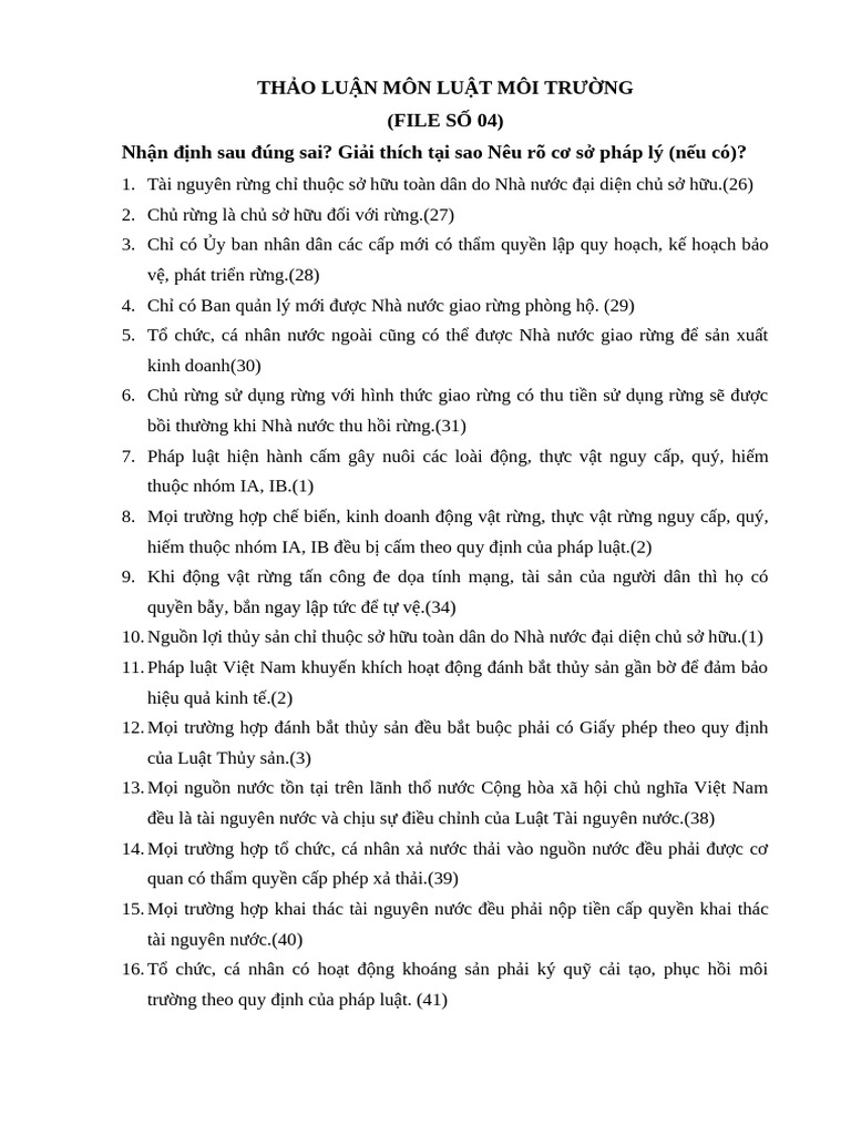 Thao luan LMT FILE SỐ 04 | PDF