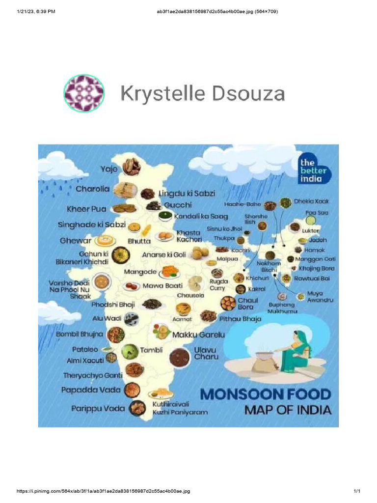 Monsoon Map of India | PDF