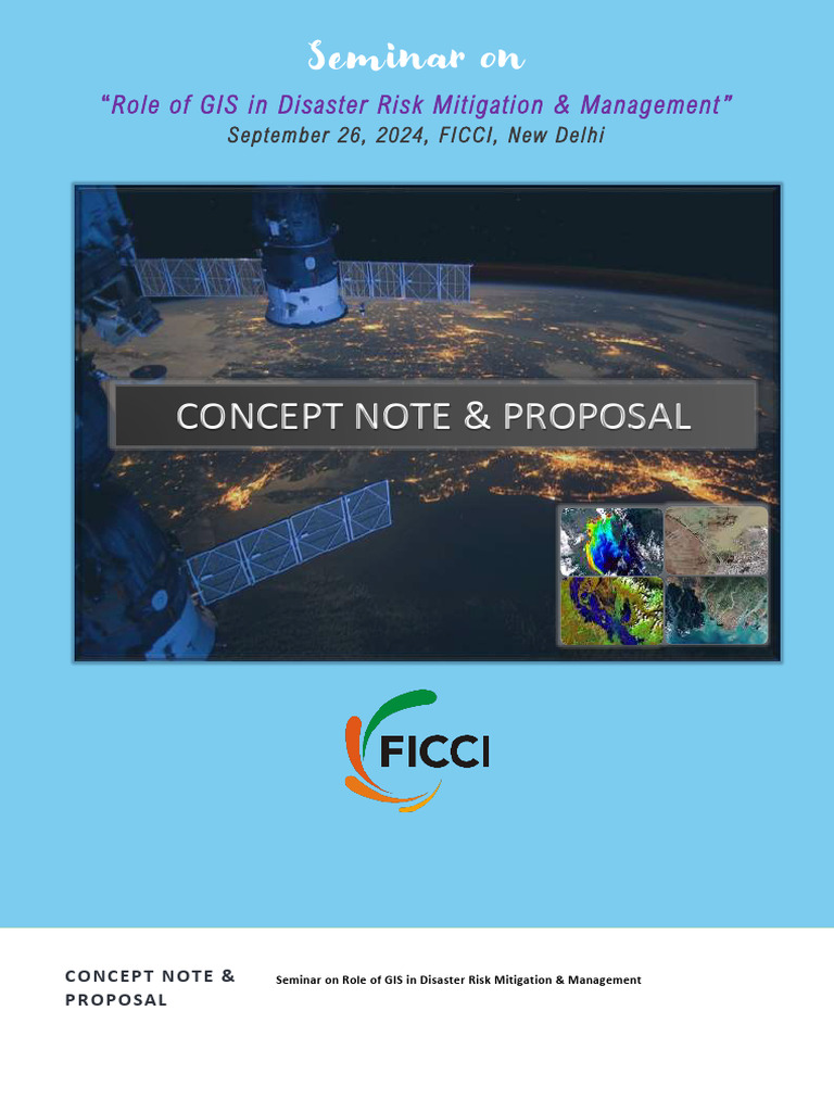 Concept Note and Proposal Online Training Programmes On Role of GIS in DRR DM GSI | PDF