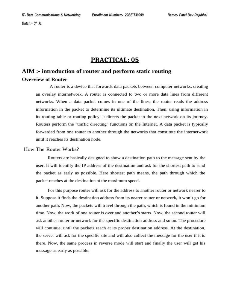 Practical-5 | PDF