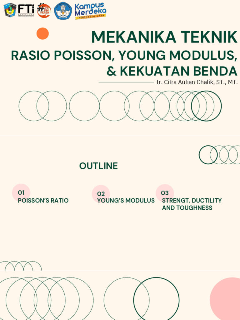 #8 Rasio Poisson, Young Modulus, Kekuatan Benda | PDF
