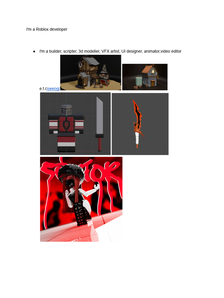 Roblox Developer | PDF