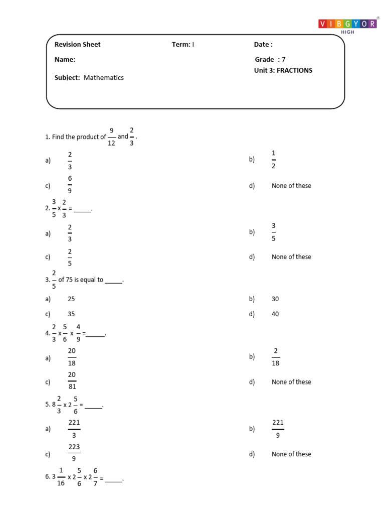 gr 7_ math_ unit_3_fractions | PDF