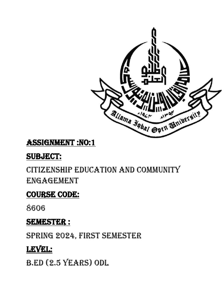8606 Assignment NO 1 | PDF | Deviance (Sociology) | Institution 8606 Assignment NO 1 | PDF | Deviance (Sociology) | Institution