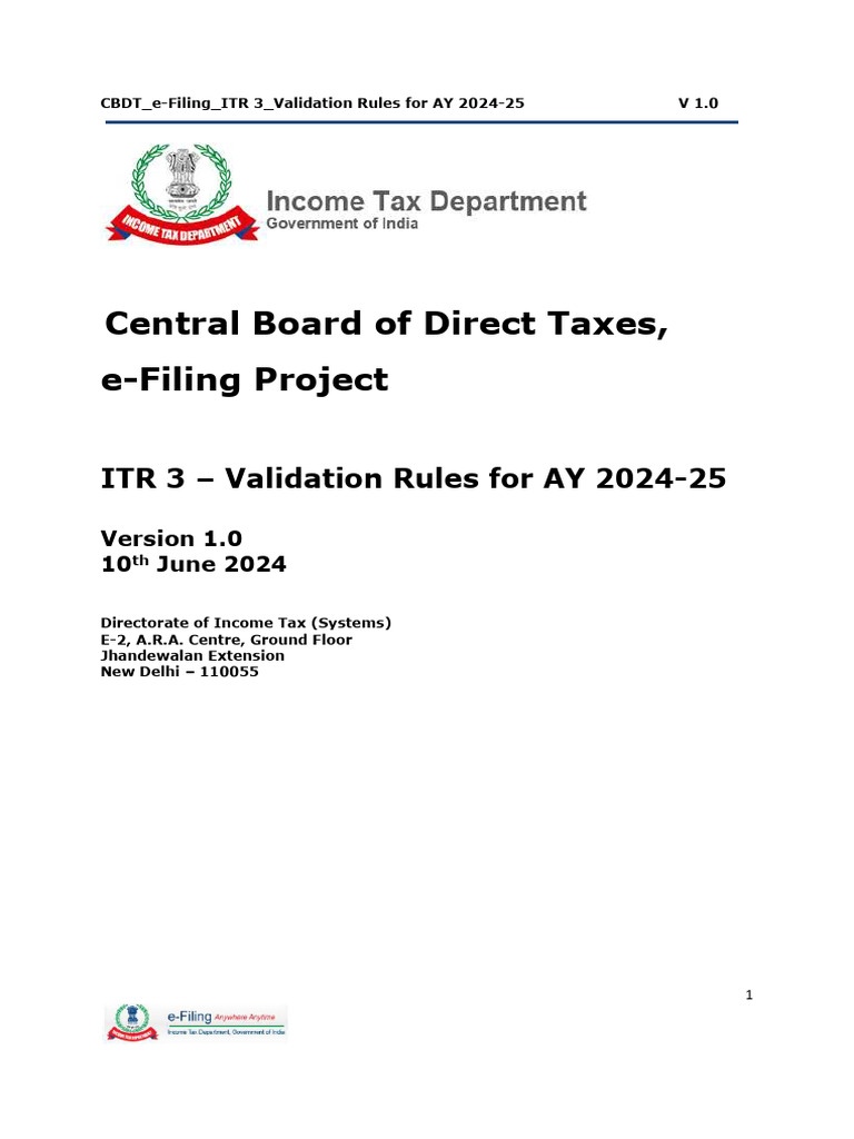 ITR3 Vs Audit | PDF