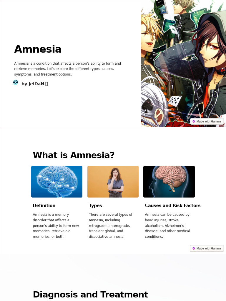 Amnesia | PDF