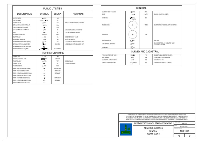 bsd-1002 - C - Drawing-Symbols - General - Sheet-1-Of-2 | PDF