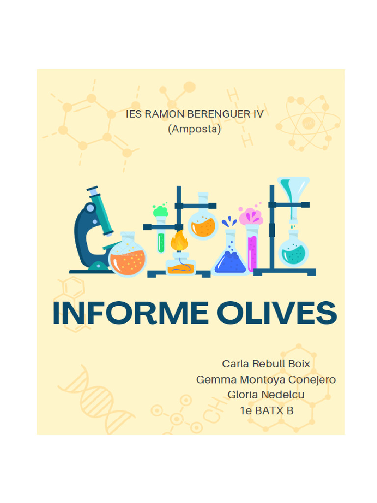 Informe Olives | PDF | Hogar, jardinería y bricolaje | Salud y bienestar