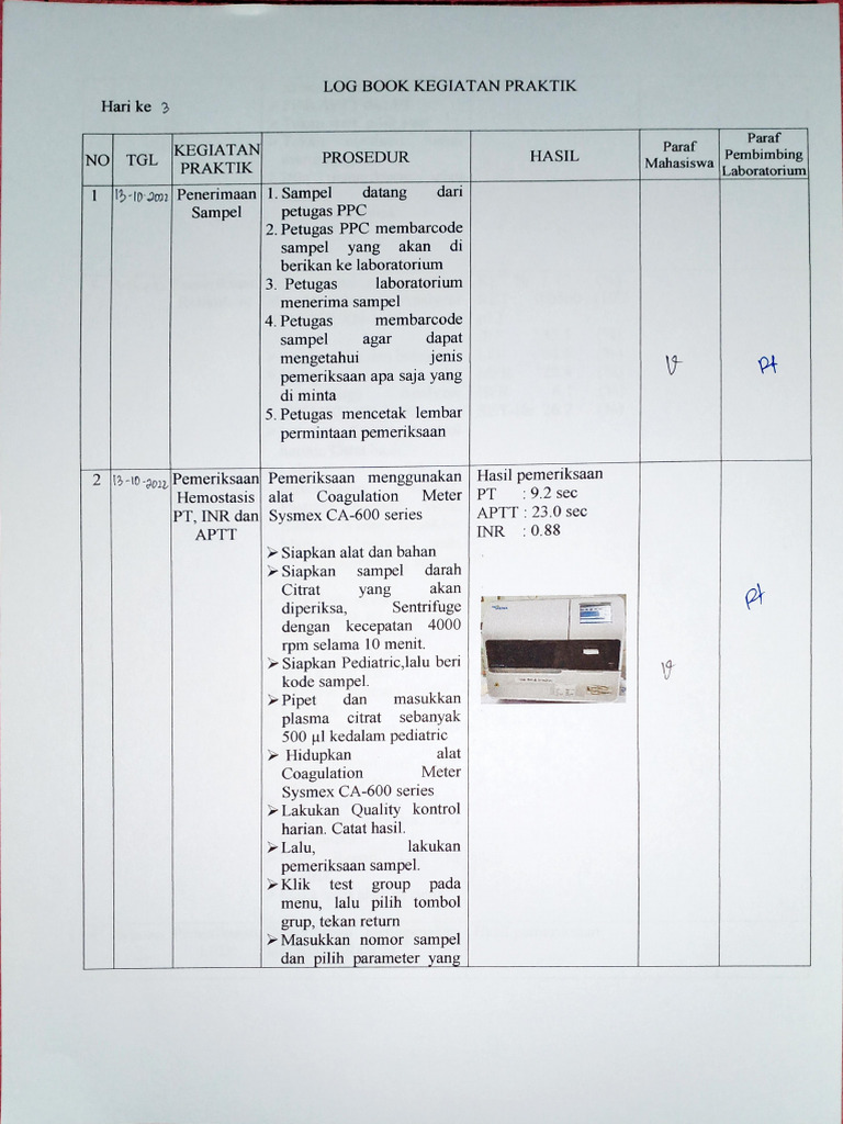 Log Book 5 | PDF
