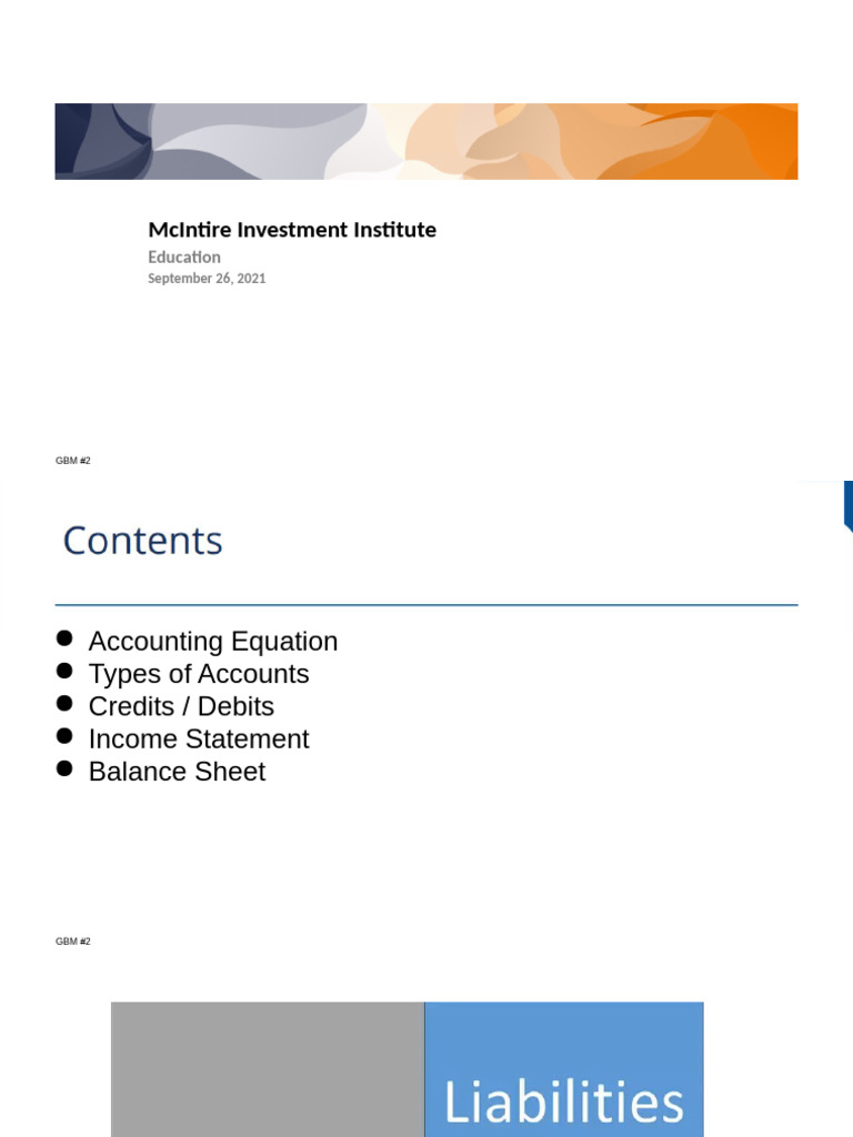 Mcintire Investment Institute: Education | PDF