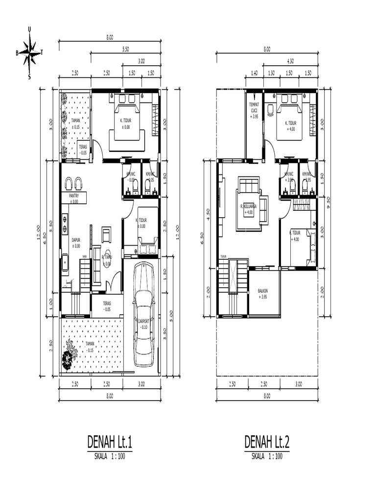 Denah Praktikum Gamtek - Dzurrotun Nafissah - 2306130014 | PDF