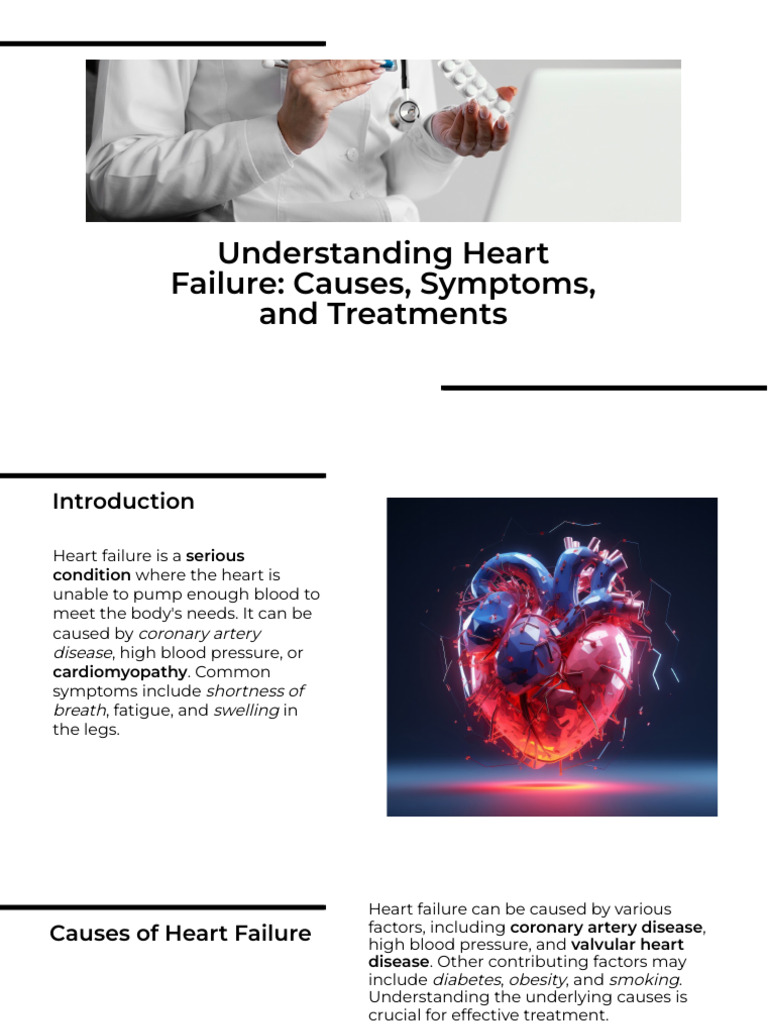 Slidesgo Understanding Heart Failure Causes Symptoms and Treatments ...