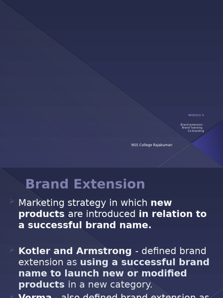 Brand Extension and Licensing Insights | PDF | Brand | License