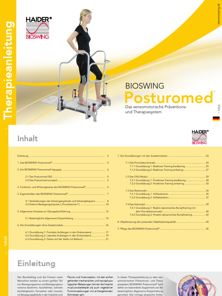 Therapieanleitung-Posturomed 202 Ansicht | PDF