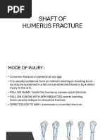 Hanging Cast for Humerus Fractures | PDF