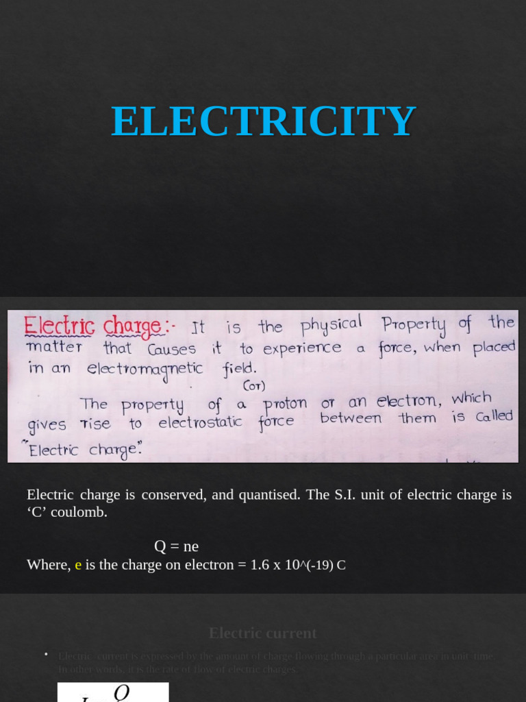 Electricity | PDF
