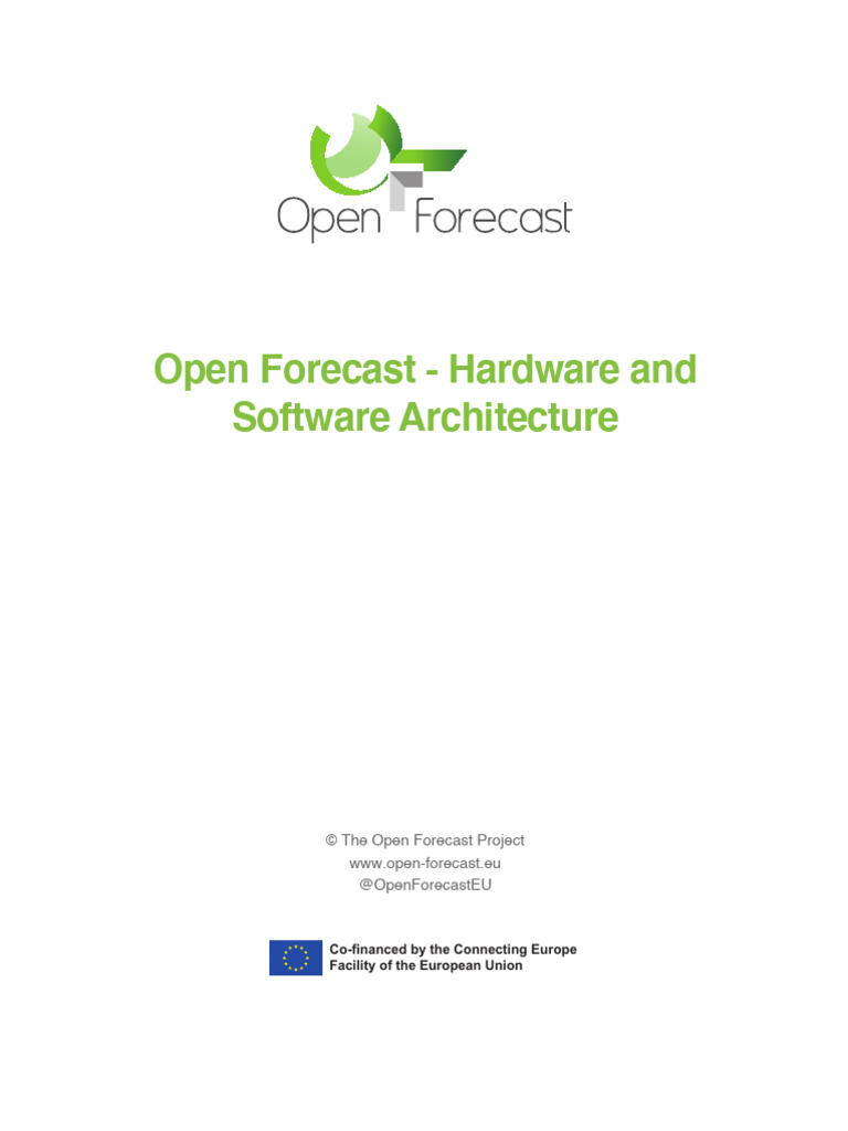 Open Forecast Architecture Design-R5.1 | PDF