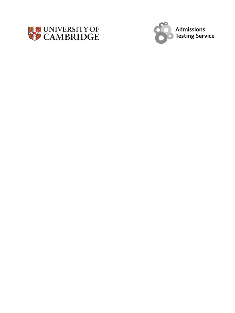 NSAA Specimen 2016 Section 1 Answer Key | PDF