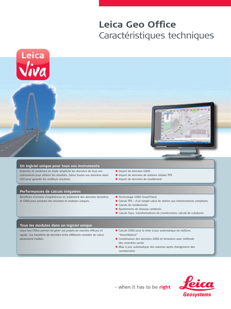 Leica Geo Office Caracteristiques Techni | PDF
