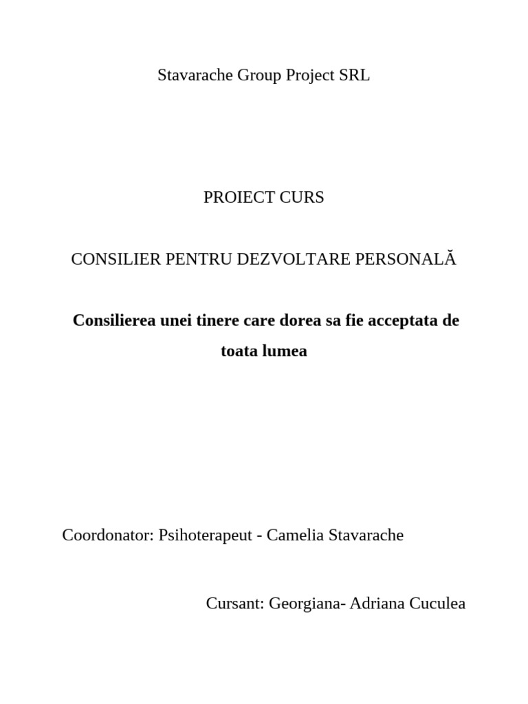 Model 3 Studiu de Caz | PDF