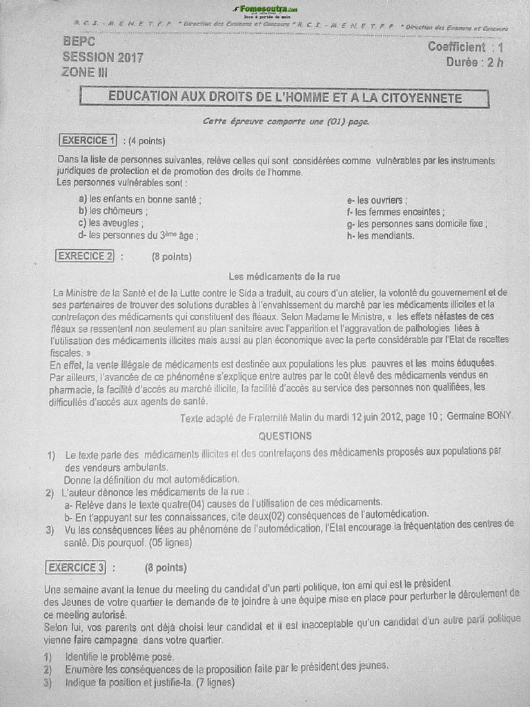 Edhc + Barem 3 | PDF