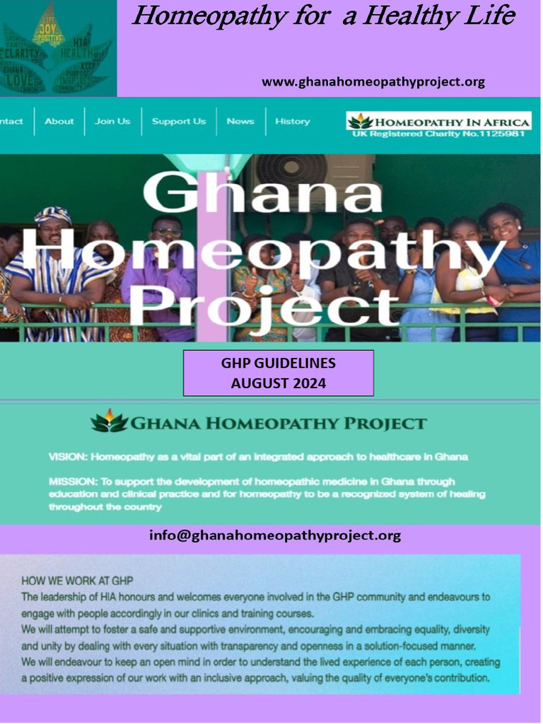 GHP Guidelines AUG 2024 | PDF