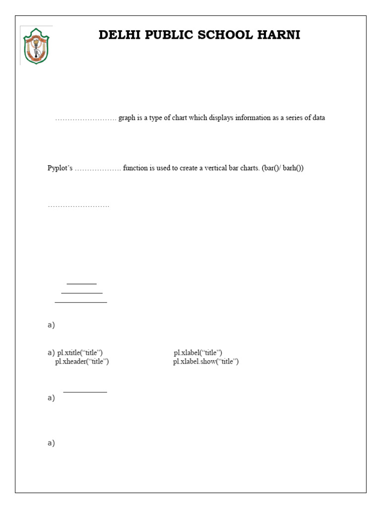 Worksheet 6 Data Visulization | PDF