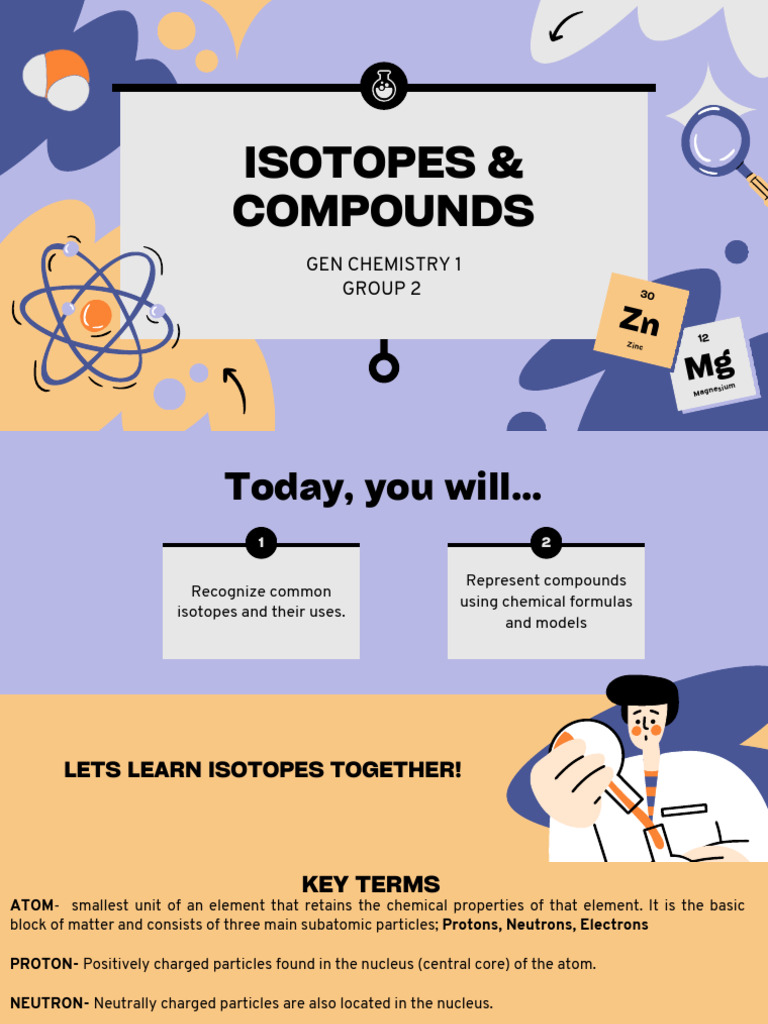 (Group 2) Isotopes & Compounds | PDF