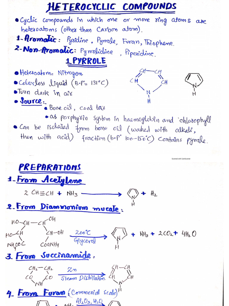 Heterocyclic Compounds | PDF