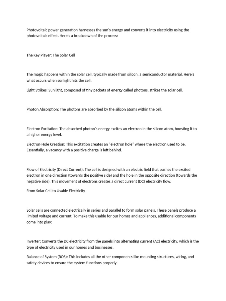 Working Principle | PDF