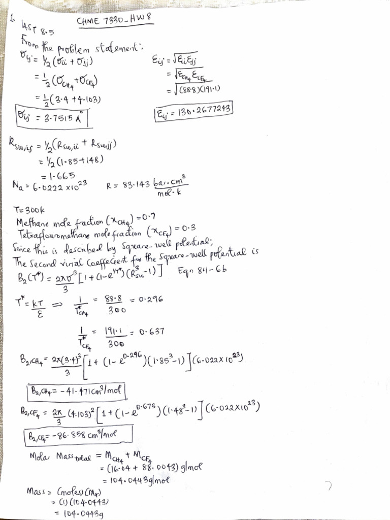 7330 - HW 8 - Updated | PDF