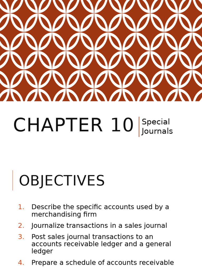 CHPTR 10 Special Journal H Clean | PDF