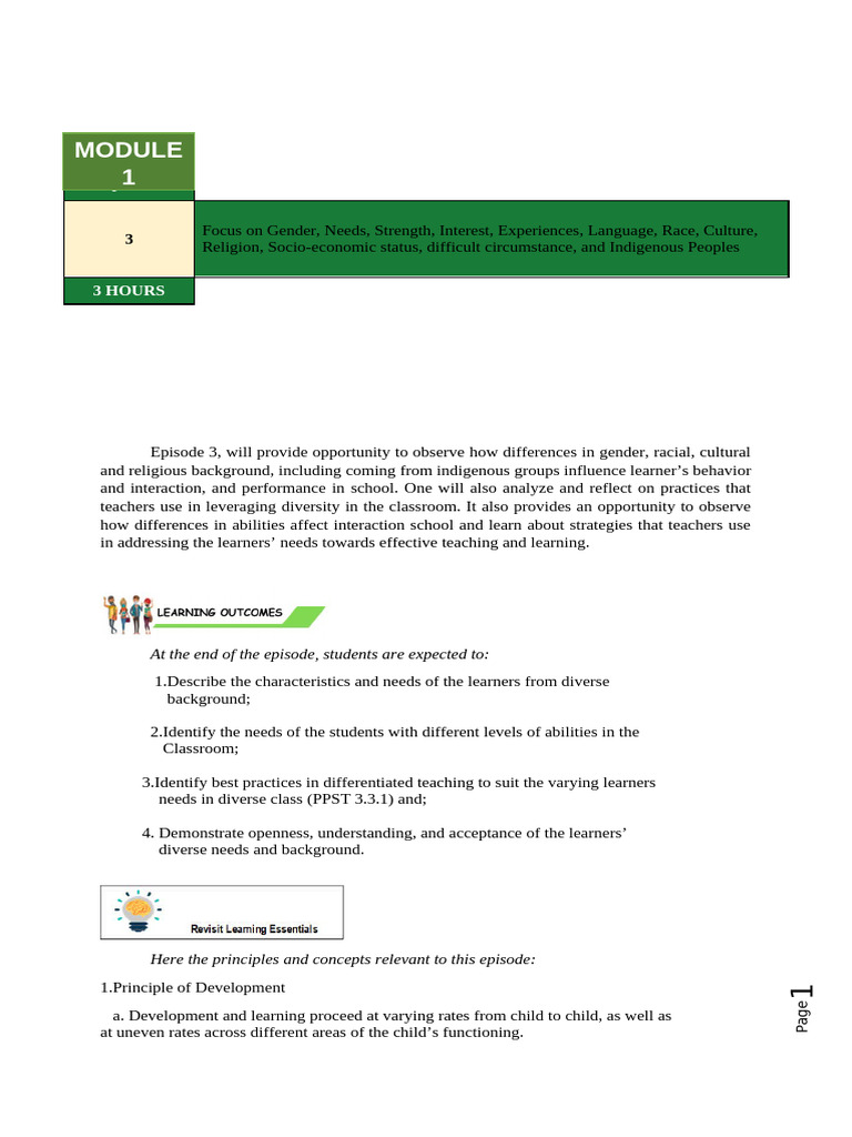 FS 1 - Episode 3 | PDF