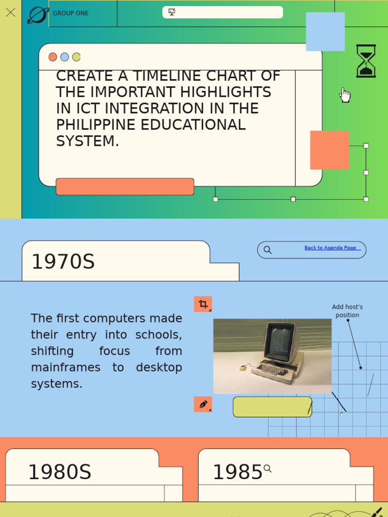 Timeline of ICT in Education G1 | PDF