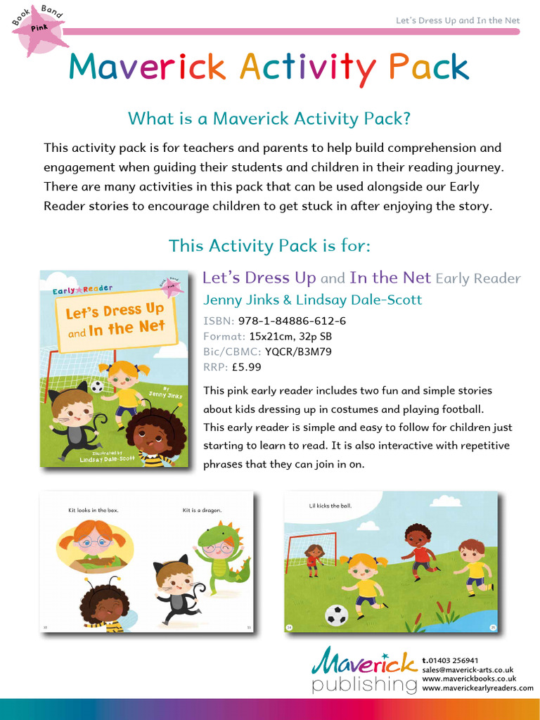 Lets Dress UpIn The Net Learning Pack | PDF