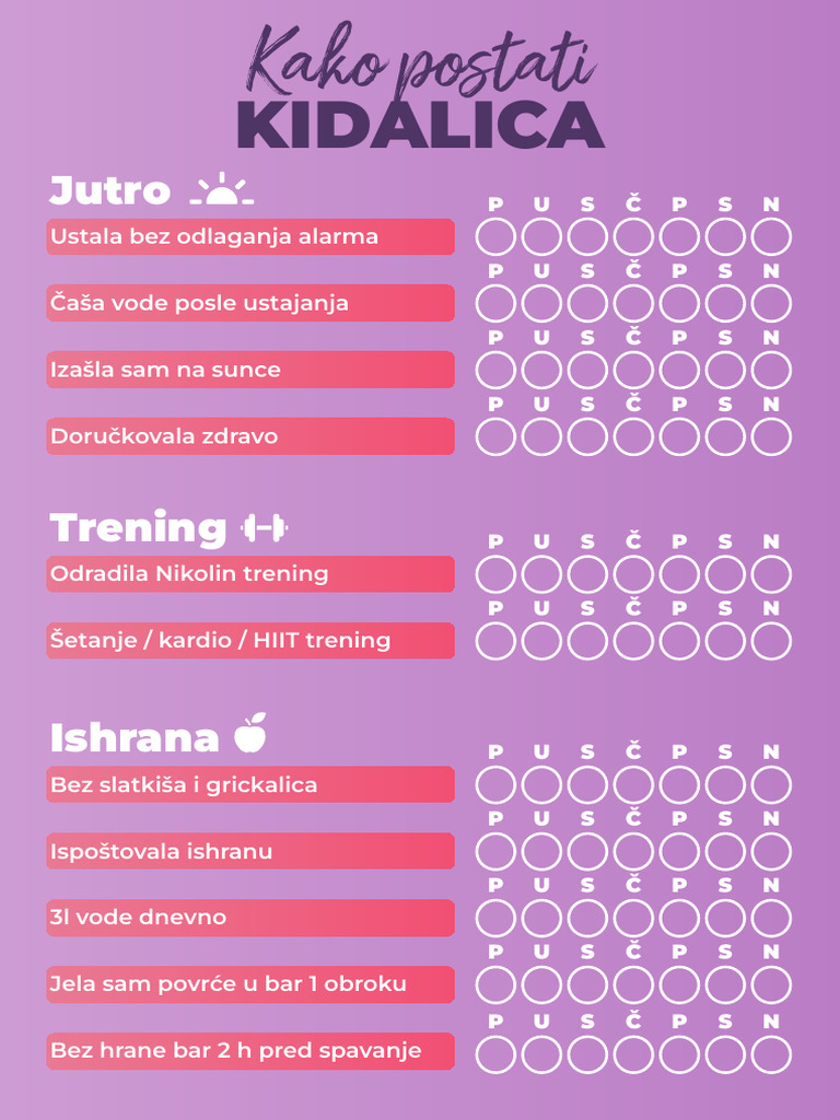 Dnevnik Discipline | PDF