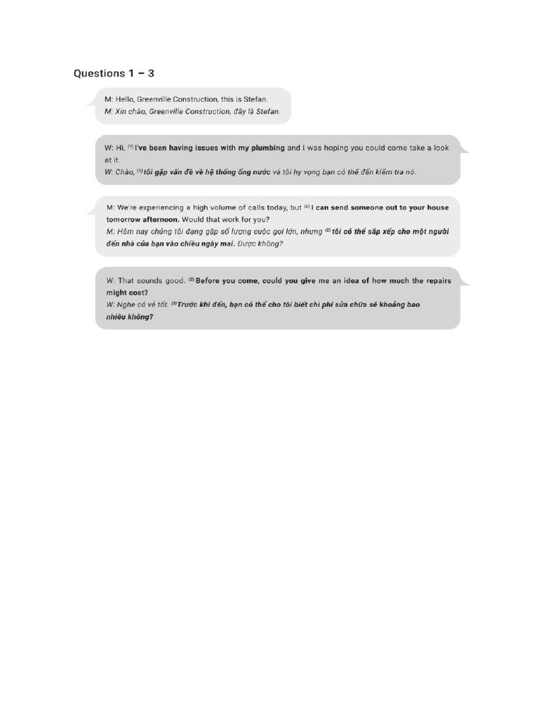 Transcript - Topic Daily Situation | PDF