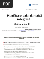 Avap Planificare Calend. Clasa 2 Ed. Aramis | PDF
