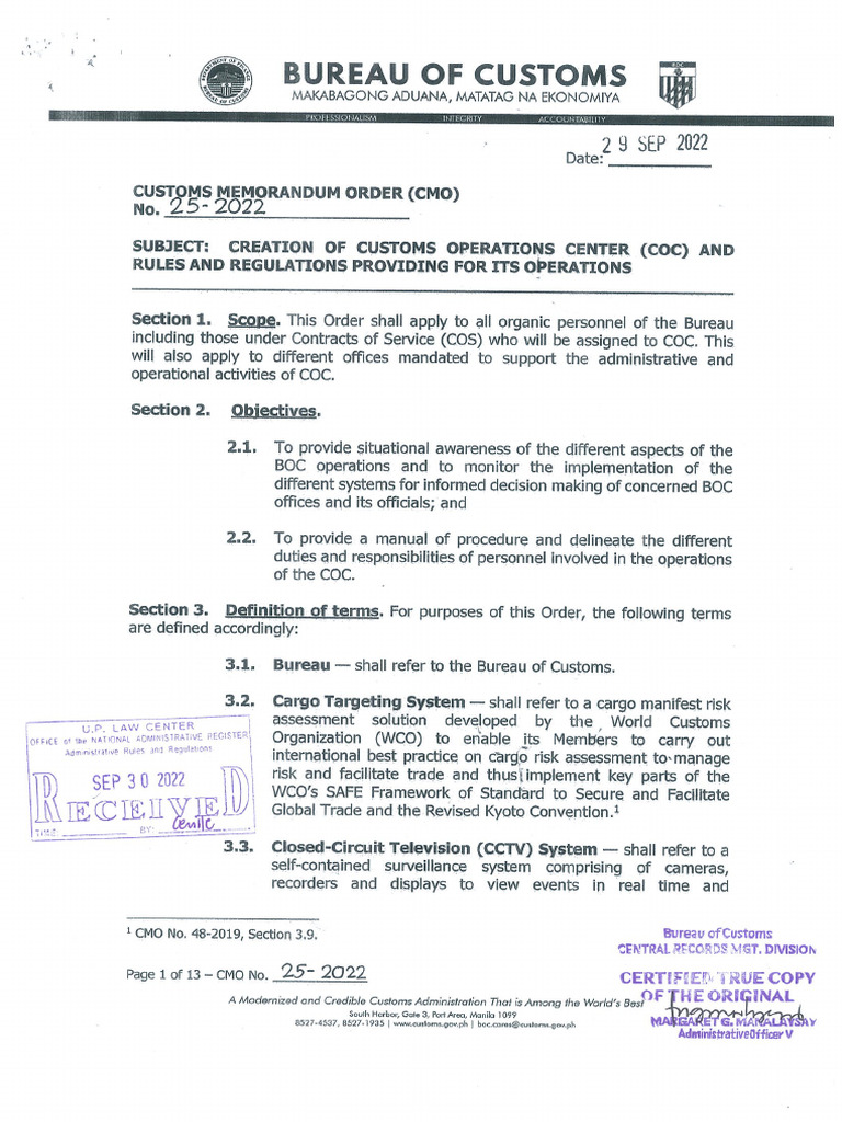 2022 Cmo 25 2022 | PDF