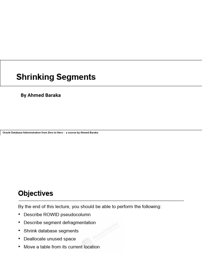 Shrinking Segments | PDF