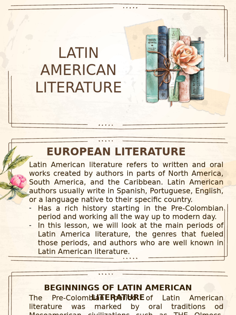 Latin American Literature | PDF