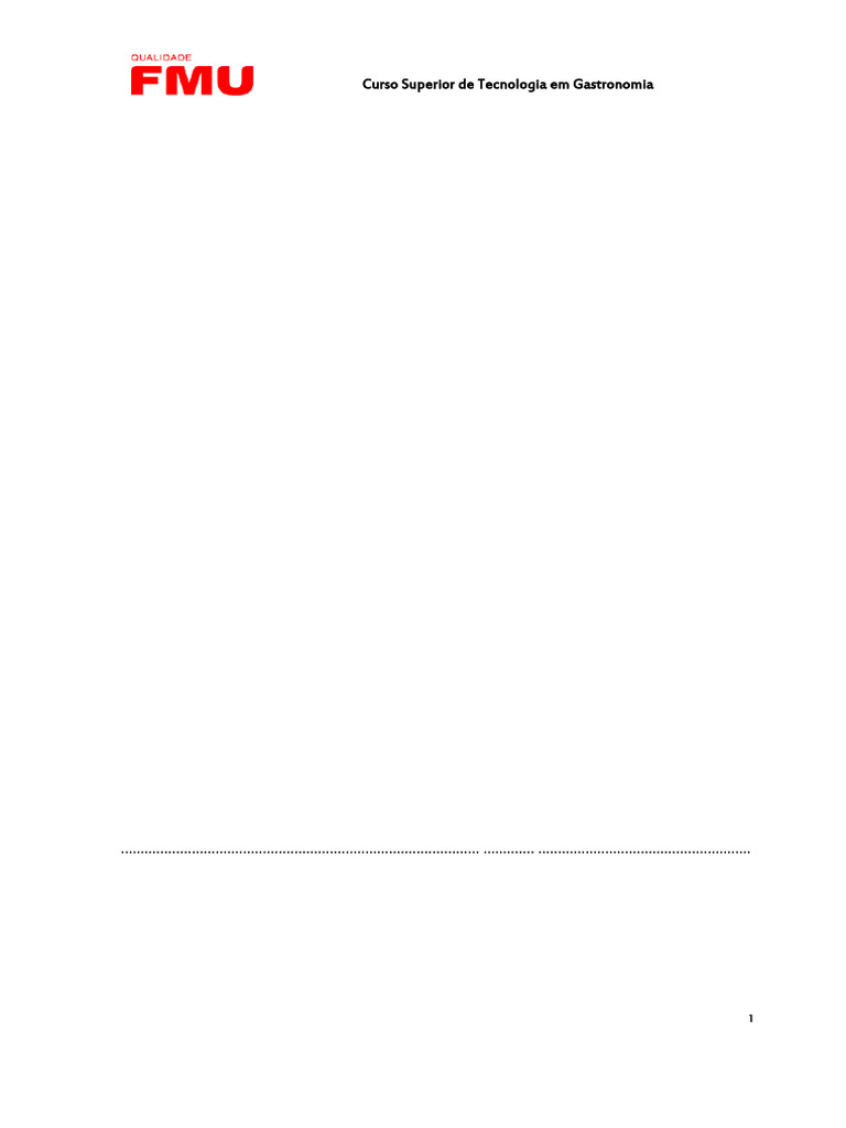 FMU - Cozinha Espanhola | PDF