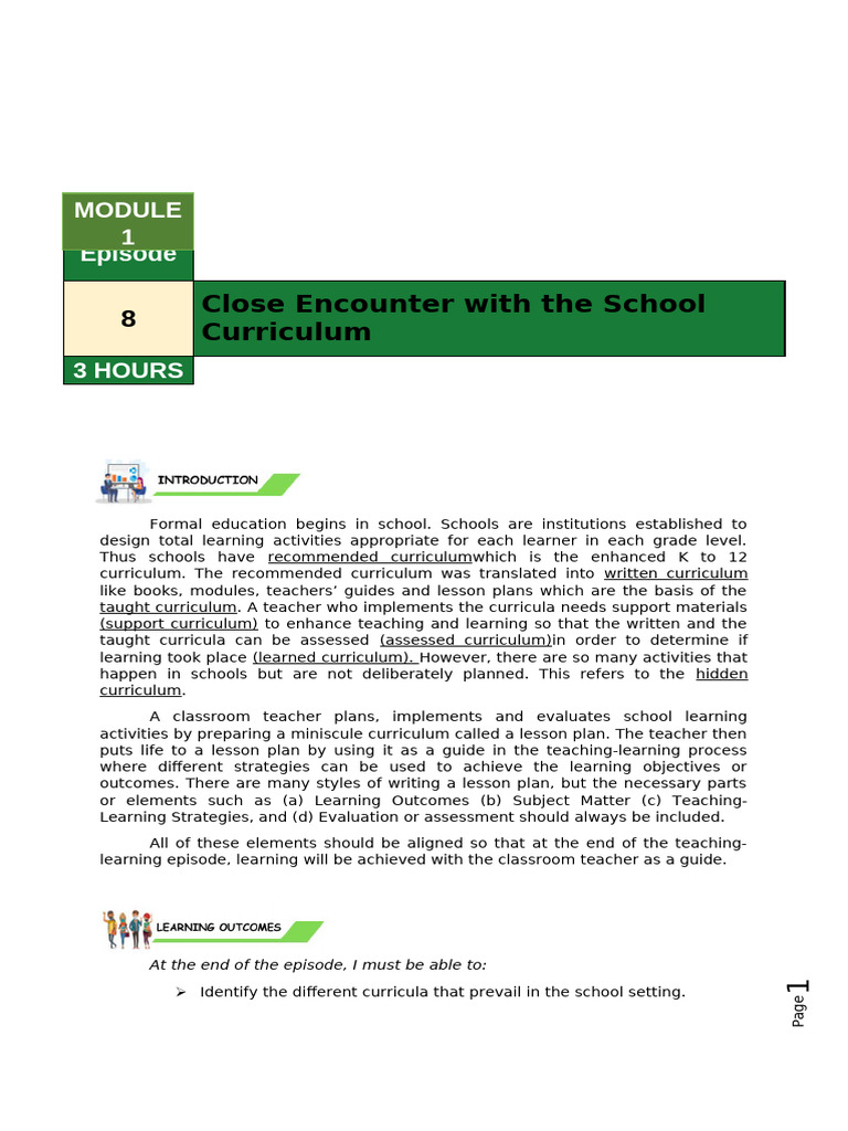 FS 1 - Episode 8 | PDF