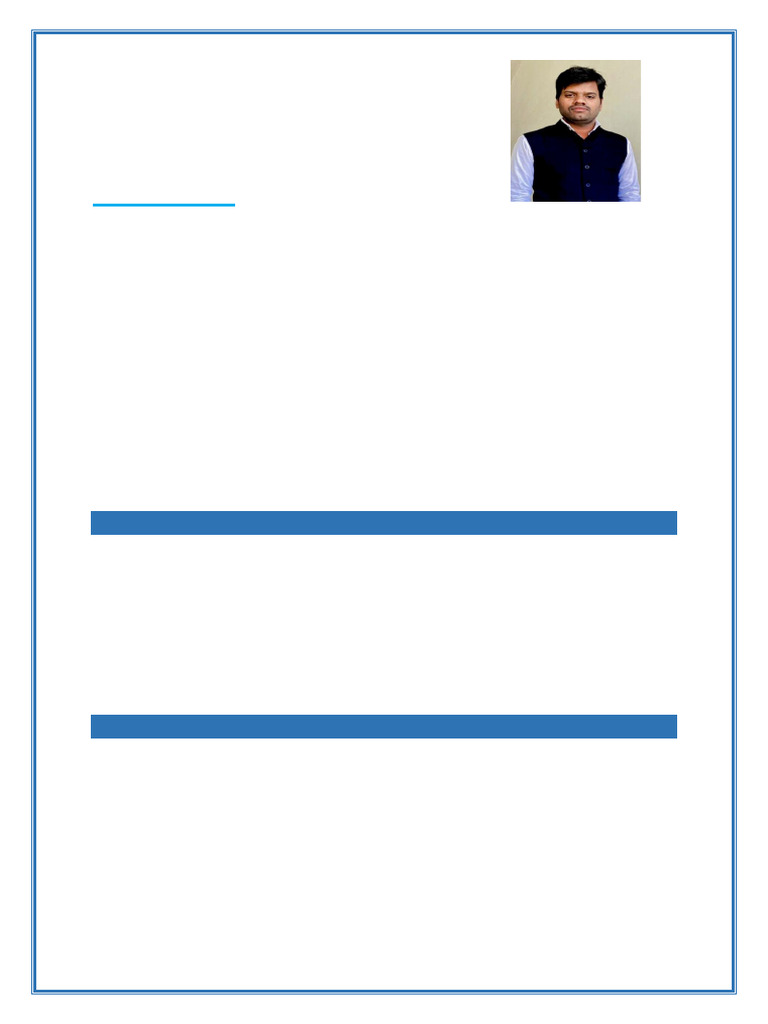 BASIC Marriage Biodata Format.. | PDF