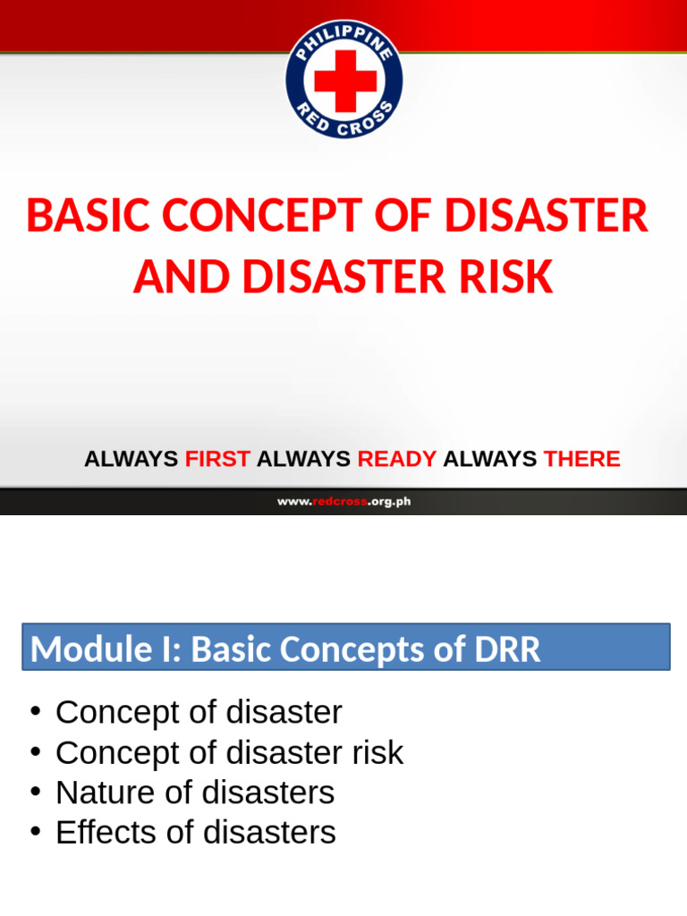1 Module I Basic Concept of Disaster and Disaster Risk | PDF | Hazards ...