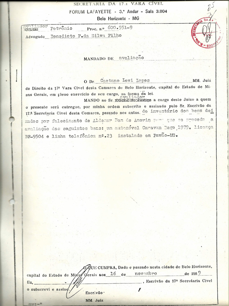 Formal de Partilha PG 080001 | PDF