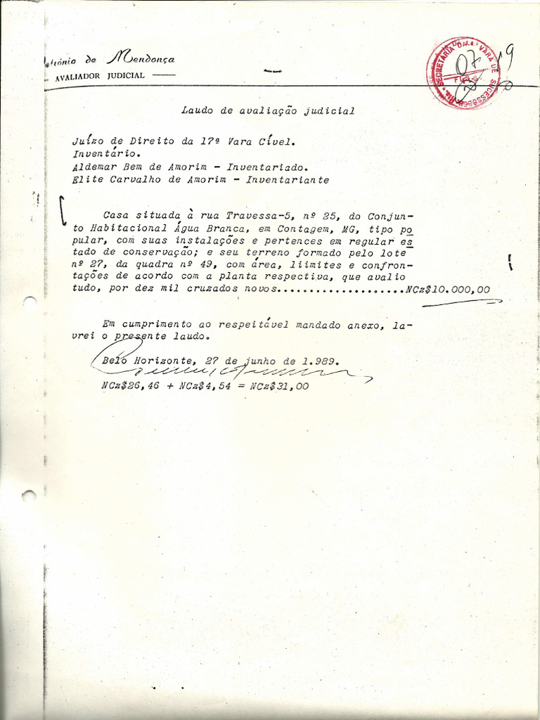 Formal de Partilha PG 070001 | PDF
