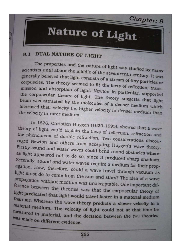 chapter 9 physics first year | PDF