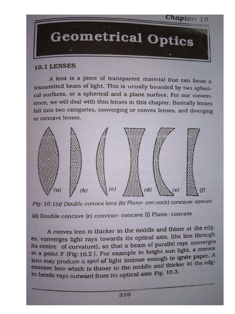 Chapter 10 Physics First Year | PDF