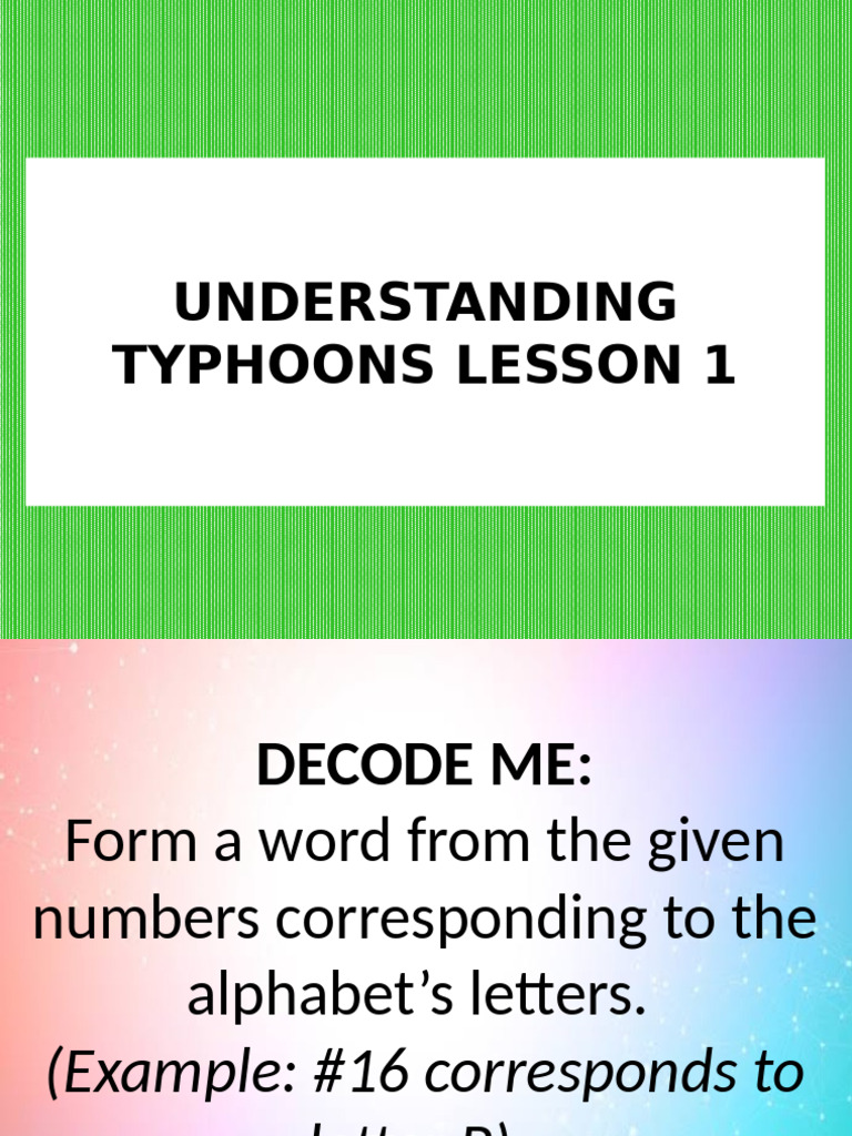 Understanding Typhoons | PDF
